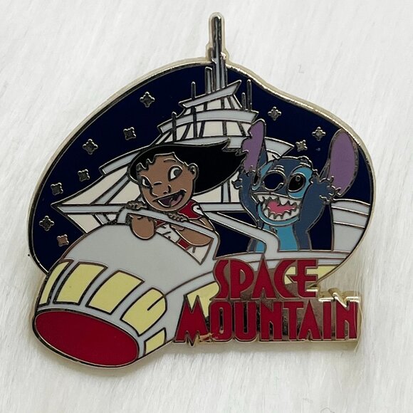 Disney | Jewelry | 525 Disney Lilo And Stitch Space Mountain Pin | Poshmark